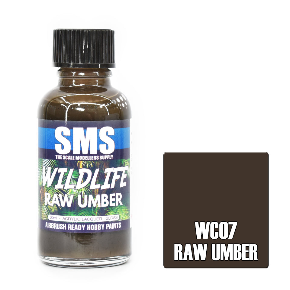 Wildlife Colour RAW UMBER 30ml – The Scale Modellers Supply