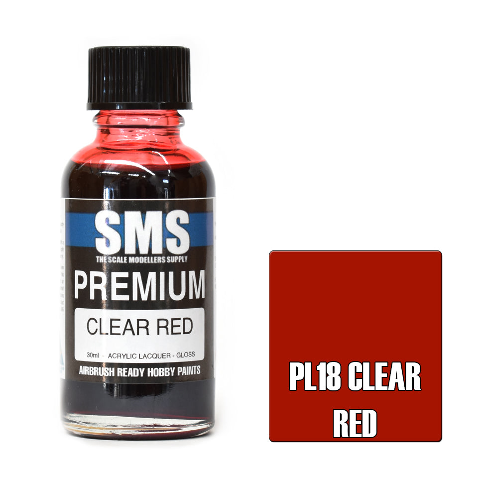 Premium CLEAR RED 30ml – The Scale Modellers Supply