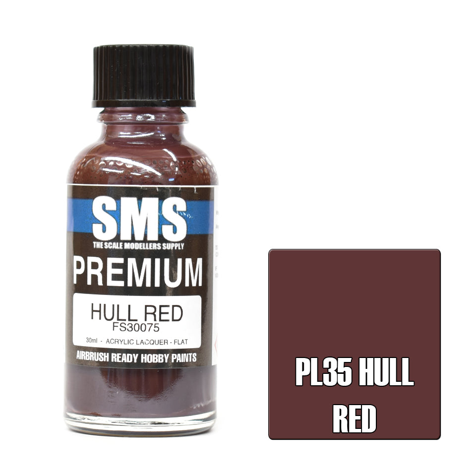 Premium HULL RED FS30075 30ml – The Scale Modellers Supply