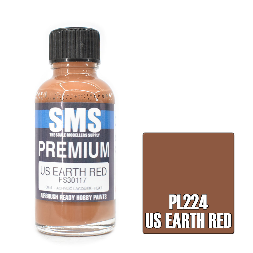 Premium US EARTH RED FS30117 30ml – The Scale Modellers Supply