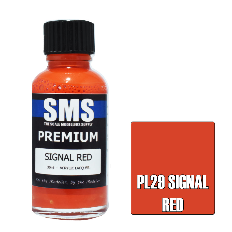 Premium SIGNAL RED 30ml – The Scale Modellers Supply