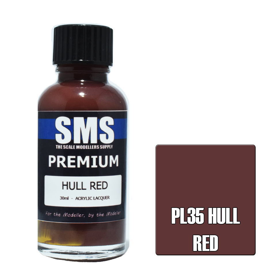 Premium HULL RED FS30075 30ml – The Scale Modellers Supply