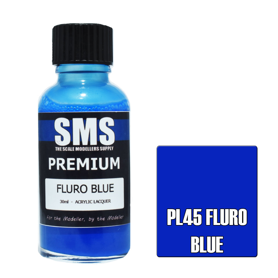 Premium FLURO BLUE 30ml – The Scale Modellers Supply