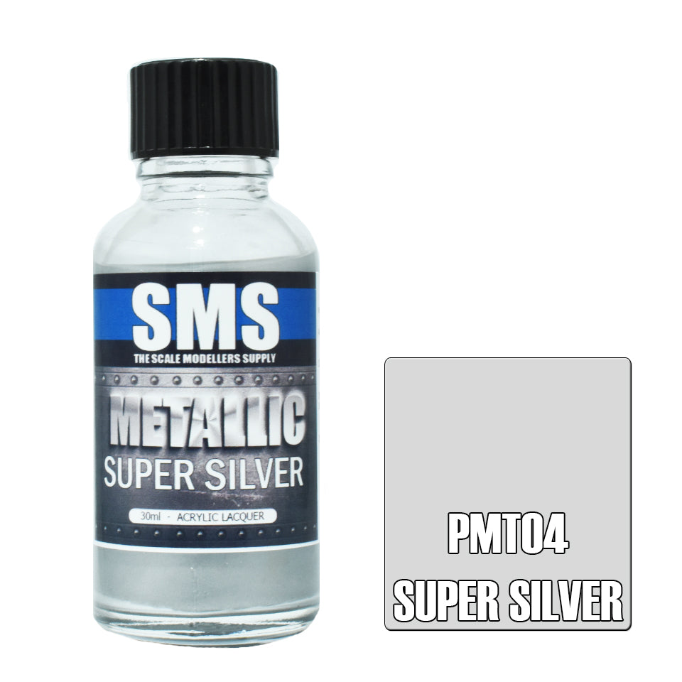 Metallic SUPER SILVER 30ml – The Scale Modellers Supply