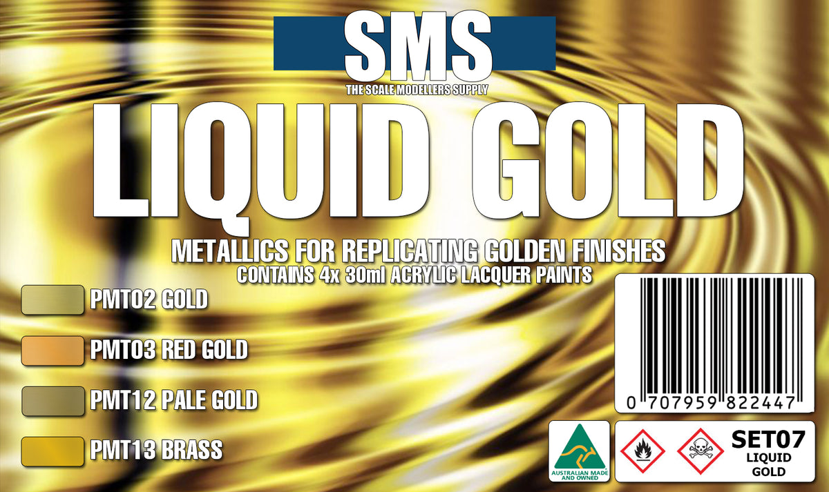 LIQUID GOLD Colour Set – The Scale Modellers Supply