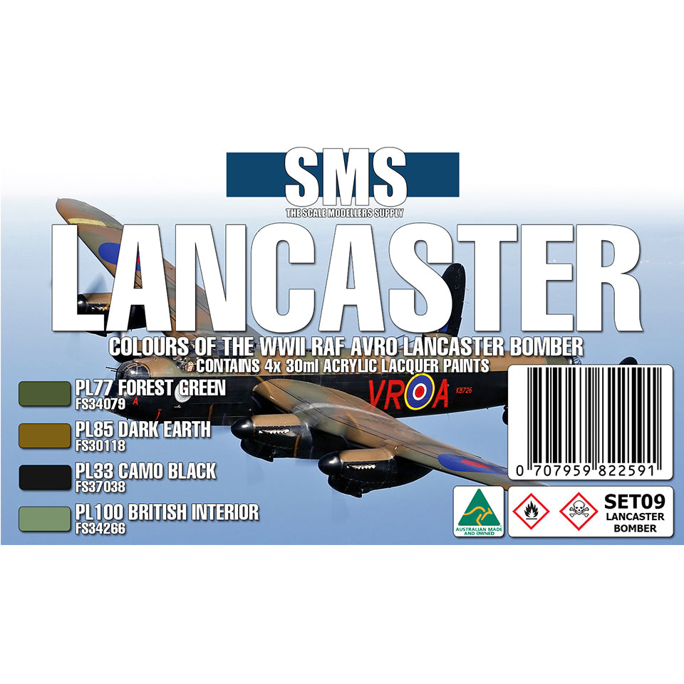 LANCASTER BOMBER Colour Set – The Scale Modellers Supply