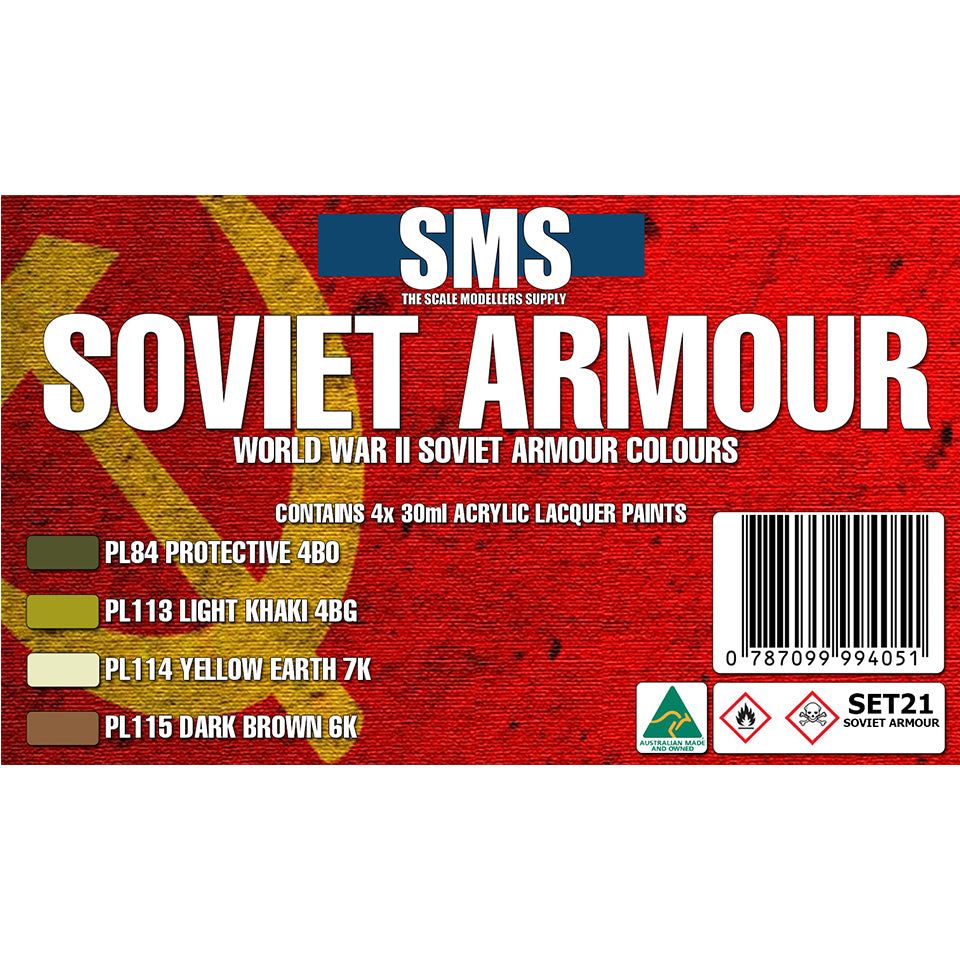 SOVIET WWII ARMOUR Colour Set – The Scale Modellers Supply